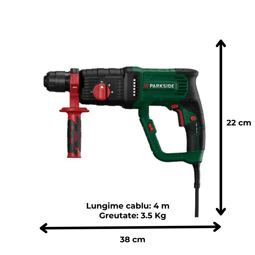 Ciocan rotopercutor cu fir Parkside PBH 1050 D4 ( PBH1050D4 ), Putere ...